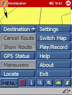 Destinator Personal Navigation System (Installed in Vehicle with ...