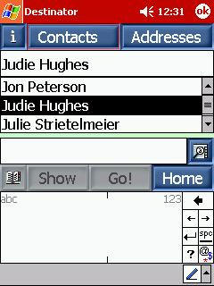 Destinator Personal Navigation System (Installed in Vehicle with ...