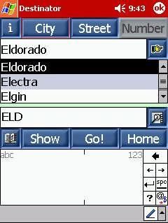 Destinator Personal Navigation System (Installed in Vehicle with ...