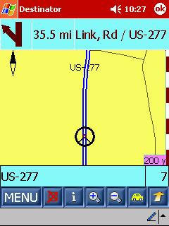Destinator Personal Navigation System (Installed in Vehicle with ...